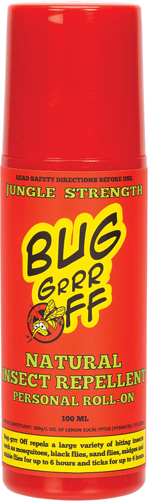 Bug Grrr Off Natural Insect Repellent - 100ml Roll on - Smiling Wallaby